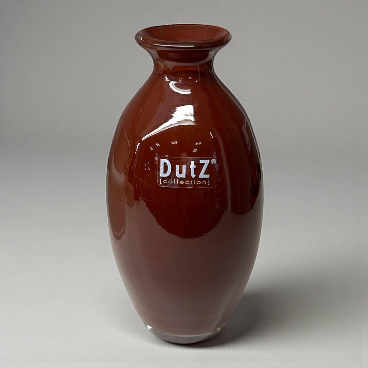 DutZ Nadiel Vase in Braun – warme Glaskunst mit Charakter